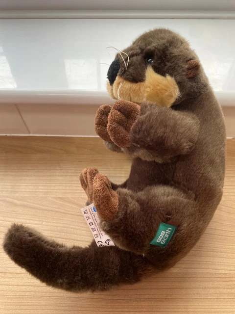 BBC EARTH BLUE Planet II Brown Sea Otter Soft Plush Cuddly Toy 13” £7. ...