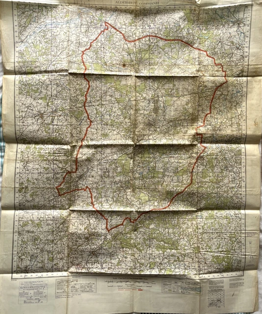 WW2 WAR OFFICE Map Salisbury & Bulford July 1942 (A2) £10.00 - PicClick UK