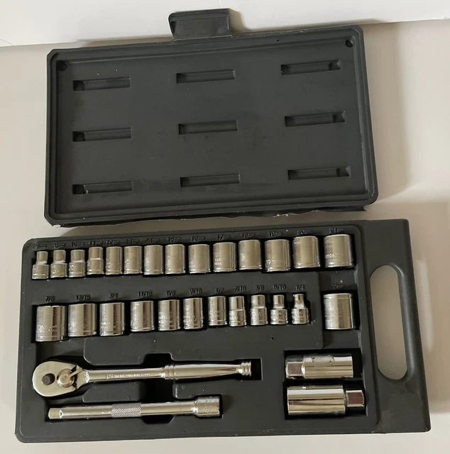 POPULAR MECHANICS 30 Piece Combo Socket Set W/ Case $39.99 - PicClick CA