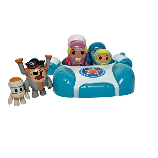 CBEEBIES GO JETTERS Vroomster With Figures x6 Bundle Foz Lars Xuli Kyan ...