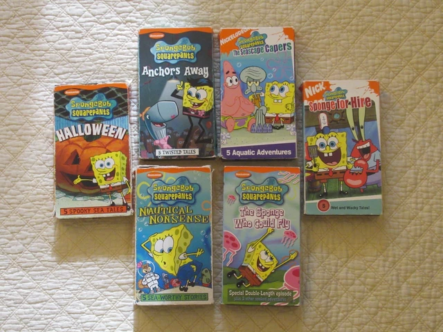 SPONGEBOB SQUAREPANTS VHS Collection (6-Tape Set) EUR 94,80 - PicClick IT