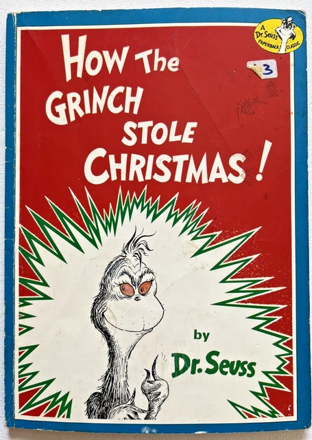 HOW THE GRINCH STOLE CHRISTMAS by Dr Seuss - A Dr Seuss Paperback ...