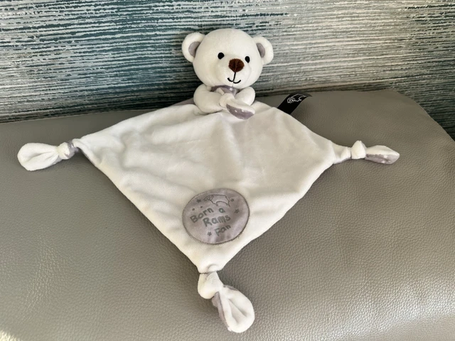 DERBY COUNTY FOOTBALL DCFC Plush Soft Toy Teddy knotted Bear Comforter ...