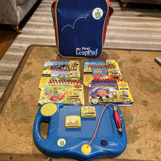 LEAPFROG MY FIRST LeapPad Learning System With 6 Books, 8 Cartridges ...