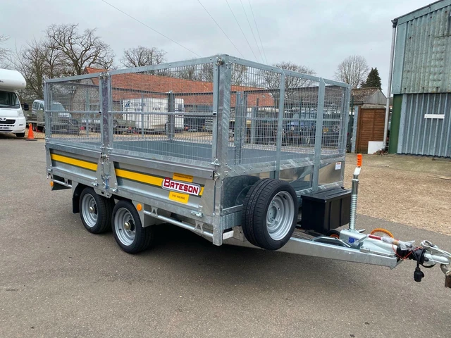 BATESON 353H 10'X6'6& TIPPER CAR TRAILER TWIN AXLE 3.5 TONNE IN STOCK £ ...