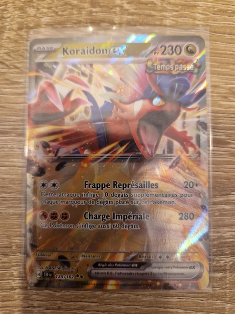 CARTE POKÉMON KORAIDON EX 120/162 EV05 Forces Temporelles TEF FR EUR 1 ...