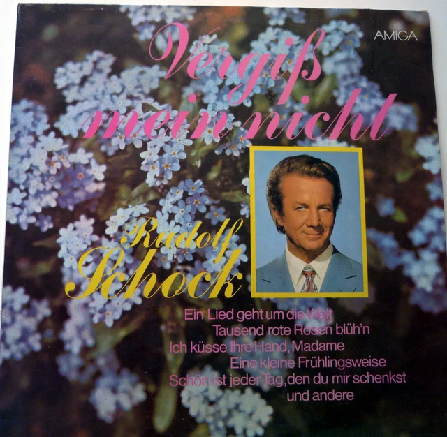 VERGISS MEIN NICHT - Rudolf Schock - Ein Lied geht um die Welt (AMIGA) EUR 1,00 - PicClick DE