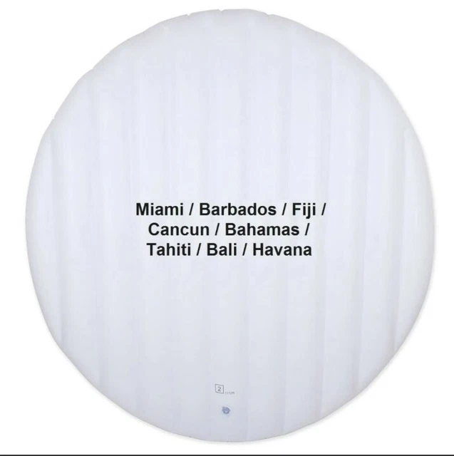LAY Z SPA Miami Bali Cancun Tahiti Havana Fiji Inflatable Lid Lazy ...