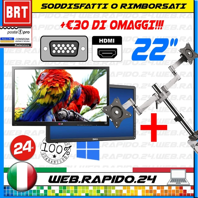 Pantalla IPhone C PC MONITOR SCHERMO Lcd Da 20 (Dell,Hp) Vga Hdmi ...