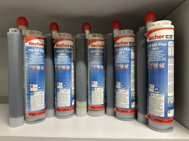 FISCHER FIS EM Plus 585 S Epoxidharz-Mörtel – NEU & ungeöffnet – 585 ml ...