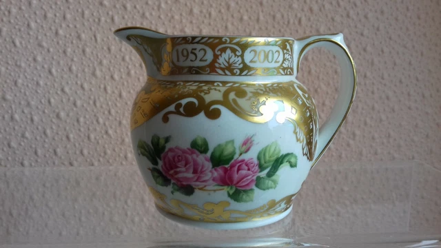 SPODE CHINA CREAM Jug : Queen Elizabeth II, Golden Jubilee, 2002 ...