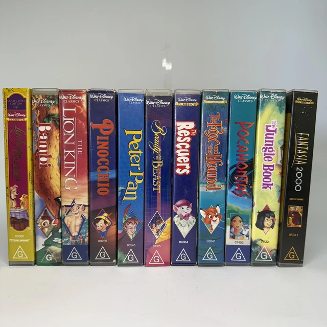 WALT DISNEY CLASSICS VHS collection. 11 Classic VHS + Disney’s Tarzan ...
