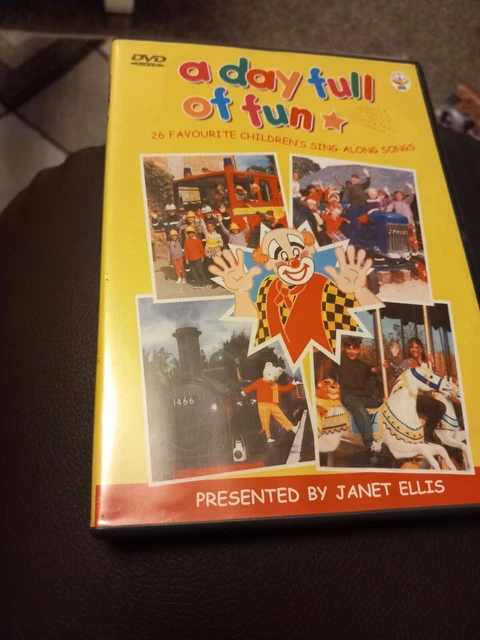 A DAY FULL of fun 26 sing-along songs presents by Janet Ellis dvd £3.00 ...