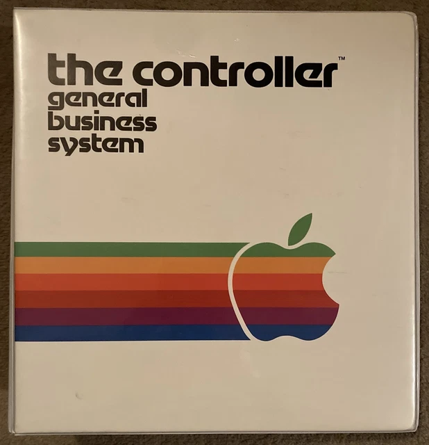 VINTAGE & RARE! The Controller Accounting Software BINDER ONLY - Apple ...