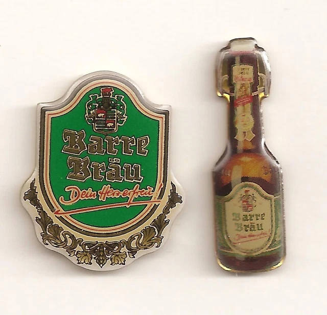 ZWEI VERSCHIEDENE PRIVAT Brauerei Barre Bier Pins - B EUR 1,00 ...