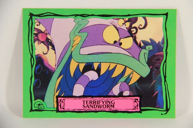 BEETLEJUICE 1990 TRADING Card #51 Terrifying Sandworm ENG L018595 $2.24 ...