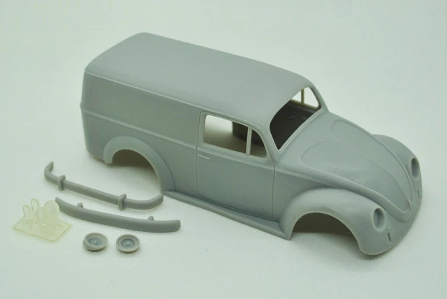 1/24 3D PRINT resin body VW Beetle Van Cargo transkit for Tamiya EUR 47 ...