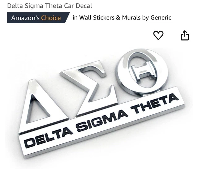 DELTA SIGMA THETA Car Decal $12.00 - PicClick