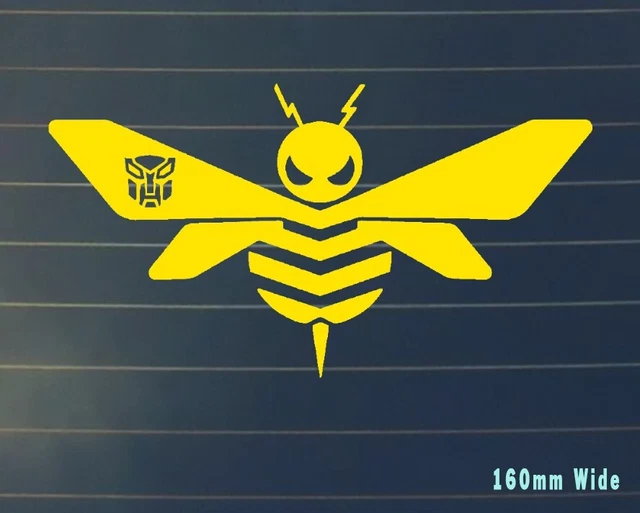STICKER BUMBLEBEE STYLE Logo Yellow effect Transformers Decal Bumble ...