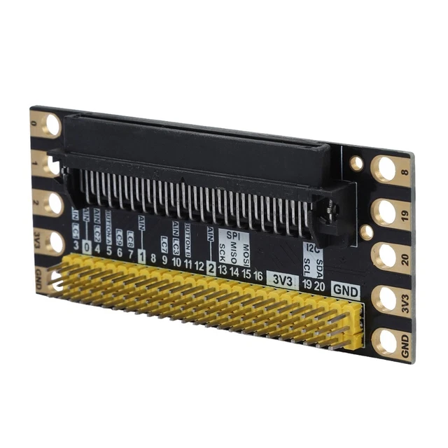 FOR MICRO: BIT Kit Edge Connector Interface Expansion Board For Micro ...