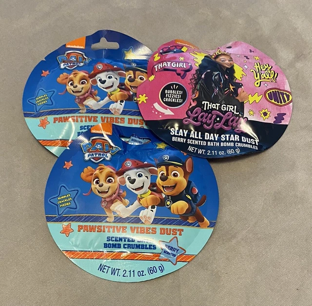 3 PAW PATROL That Girl Lay Lay Dust Berry Scented Bath Bomb Crumbles $4 ...