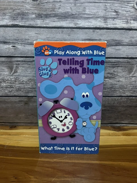 TELLING TIME WITH Blue (2002 Viacom VHS Playtested) Blues Clues £13.16 ...