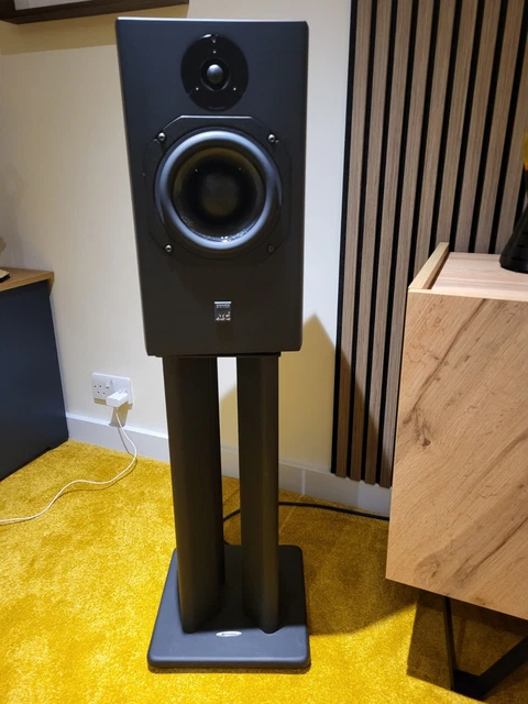 ATC SCM 19 V2 Standmount Speakers Pair Satin Black + Atacama HMS ...