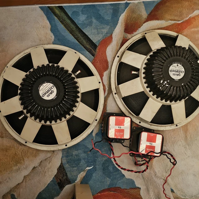 2 GAUSS LOUDSPEAKERS 8 Ohms + 2 Crossovers 8 Ohms £60.00 - PicClick UK