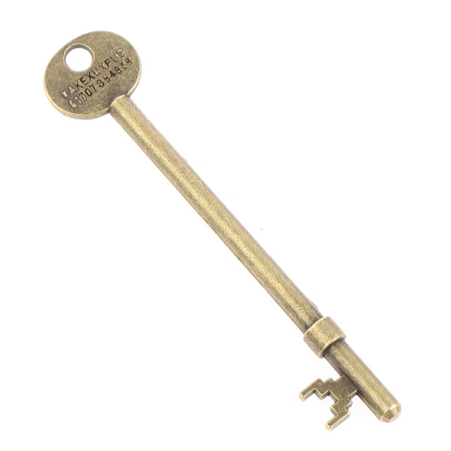 STREET MAGIC SKELETON Ghost Key Turns Over in Your Hand Antique Look ...