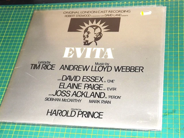 EVITA -- SOUNDTRACK Musical MCA MCG3527BX - UK Andrew Lloyd Webber - LP ...