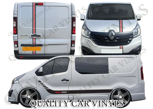 RENAULT TRAFIC RACING stripes full kit graphics decals stickers £108.00 ...