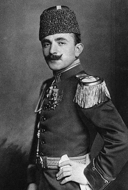 Enver Pasha Officer Politician Turkeyportrait In Uniform 1911 Old Photo