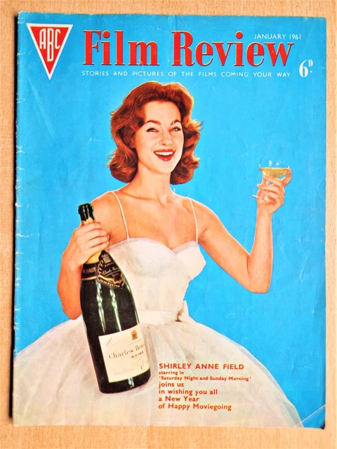 FILM REVIEW MAGAZINE January 1961 Shirley Anne Field Roger Moore Peter ...