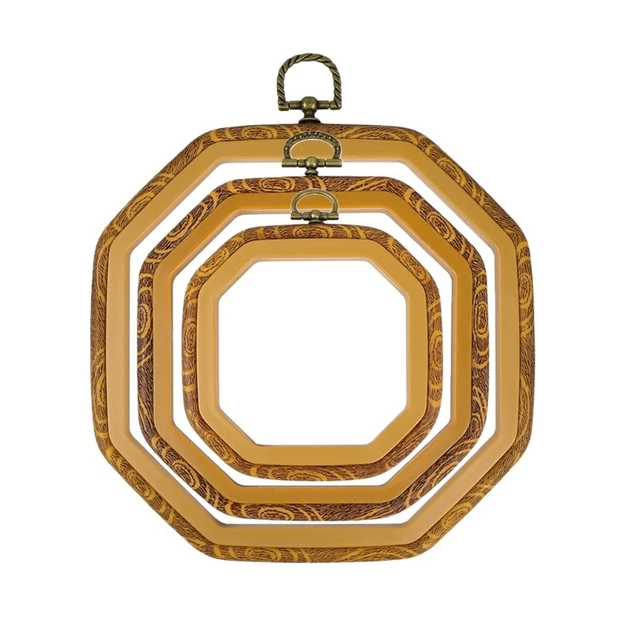 STITCHING HOOP IMITATED Display Frame Plastic Embroidery Hoop $14.67 ...