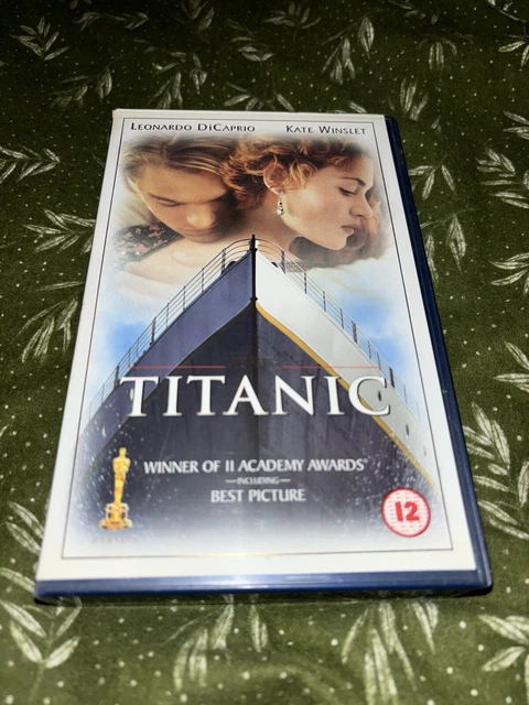 TITANIC VHS VIDEO Tape Rare Collectors 12 1997 Vintage Leonardo ...