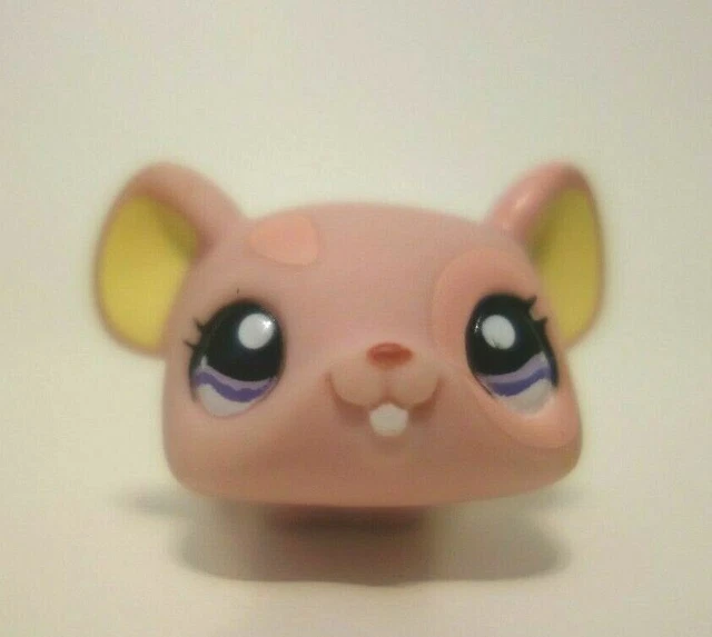 LITTLEST PET SHOP PInk Mouse #1202 Purple Classic Eye LPS $3.04 - PicClick