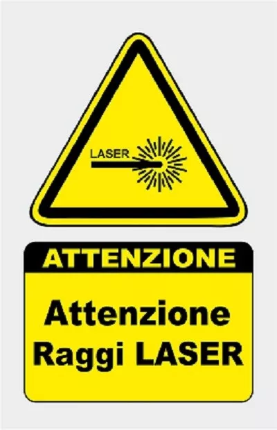 CARTELLO SEGNALETICO - ATTENZIONE RAGGI LASER - segnaletica segnale EUR ... CARTELLO SEGNALETICO - ATTENZIONE RAGGI LASER - segnaletica segnale EUR ...
