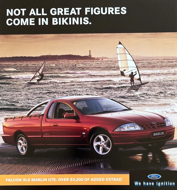 FORD FALCON AU Marlin Ute sales Brochure 2002 $14.00 - PicClick AU