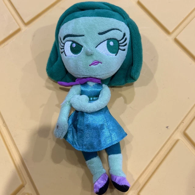 DISNEY PIXAR TOMY Inside Out DISGUST 9" Plush Doll Green Stuffed Toy £ ...