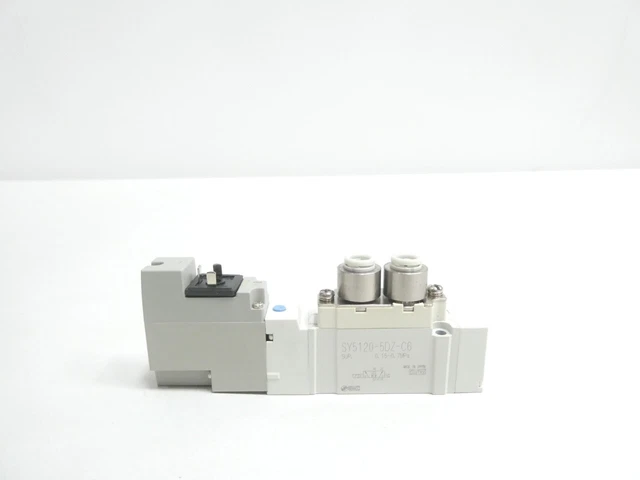 SMC SY5120-5DZ-C6 PNEUMATIC Solenoid Valve 24v-dc 0.7mpa £41.68 ...