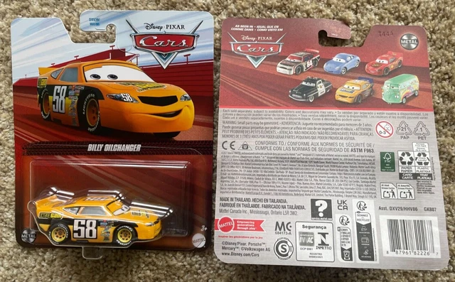 DISNEY PIXAR CARS Billy Oilchanger 2025 Clear Red Card Diecast NEU ...