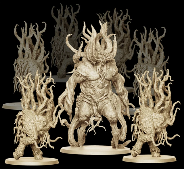 CTHULHU BLACK GOAT Treelord & Dark Young Demonic Dryad Miniatures Multi ...