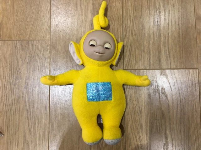 TELETUBBIES CBEEBIES YELLOW Laa-Laa Plush Toy, 1996, Eyes Open/Close ...