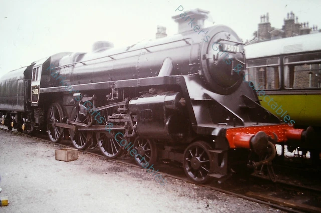 ORIGINAL 35MM RAILWAY Train Slide BR Steam Loco 75078 (511B42) £2.00 ...