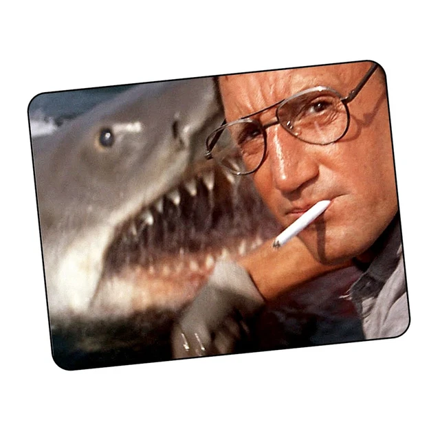 RETRO VINTAGE JAWS Shark 70's Movie Amity Cop Brody Man Cave Pub Shed ...