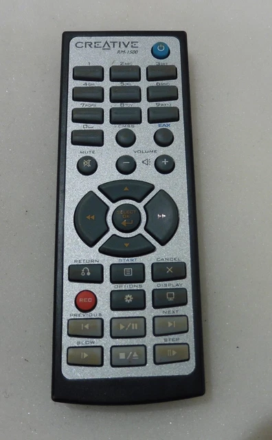 GENUINE CREATIVE RM-1500 Remote Control For Soundblaster Audigy2 ...