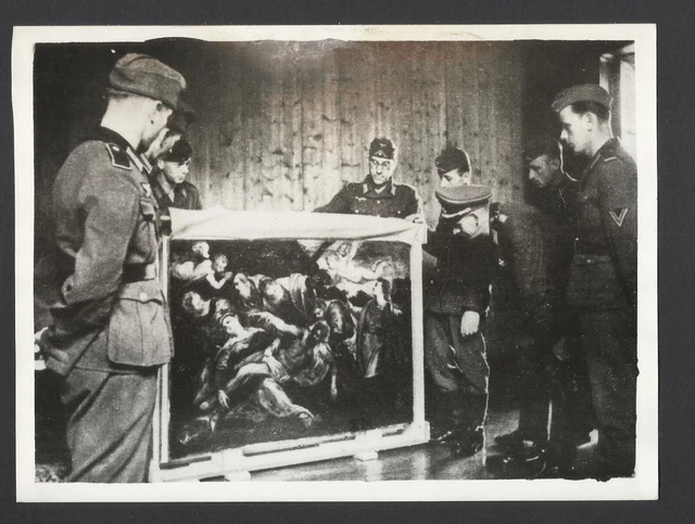 (S3) RARE ARCHIVE Press Photo 1940S German Looting Art Treasure France ...
