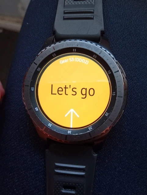 SAMSUNG SM-R760 GEAR S3 Frontier Stainless Steel Smartwatch - Black £36 ...