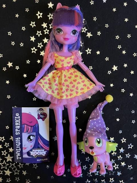 MY LITTLE PONY Equestria Girls Rainbow Rocks Twilight Sparkle & Spike ...