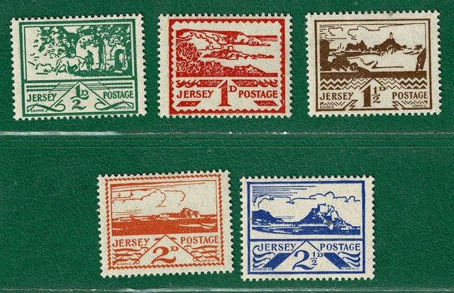 JERSEY: OCCUPATION ALLEMANDE: N°3* au N°8*:les 6 timbres neufs** MNH -1943-TTB EUR 5,00 ...